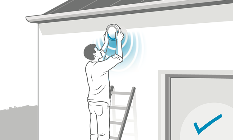 Positioning and installing the outdoor siren